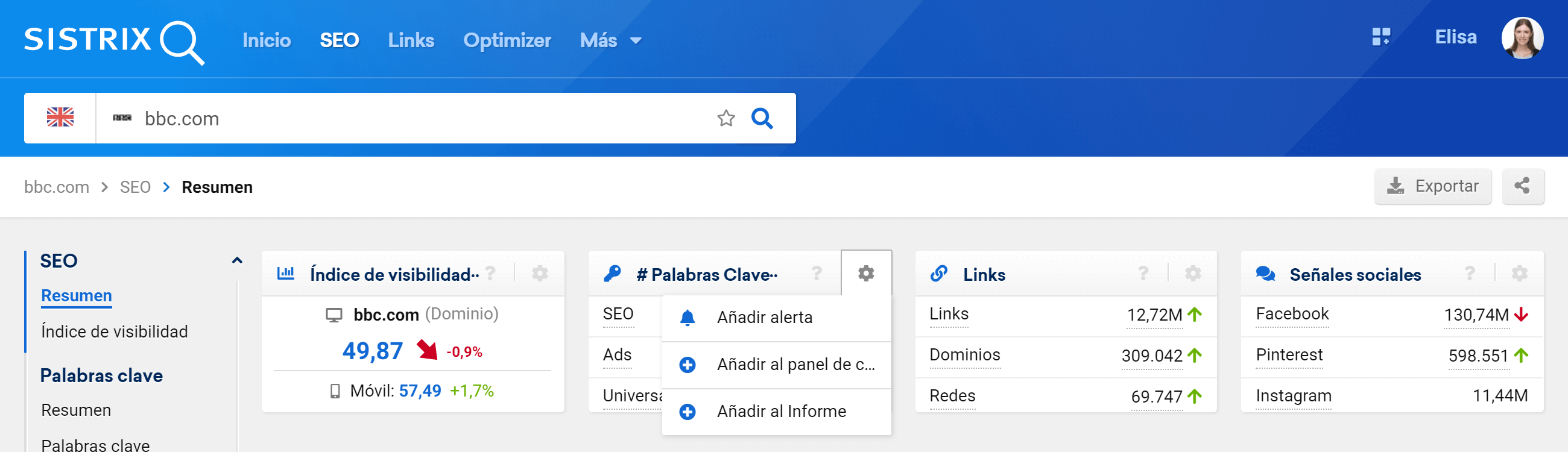 Cómo crear y configurar informes en la herramienta SISTRIX - SISTRIX